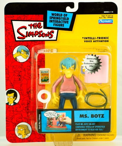 The Simpsons MS. BOTZ Series 14 World of Springfield Interactive Action ...