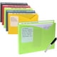 C-Line Write-On Expanding Poly File Folders, 1" Exp., Letter, Assorted ...