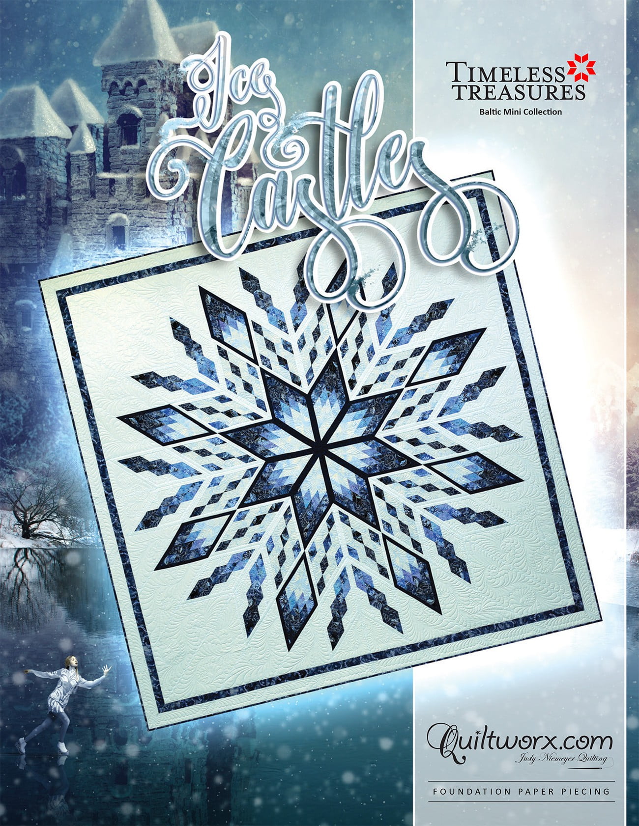 Ice Castles Quilt Pattern by Quiltworx - Walmart.com