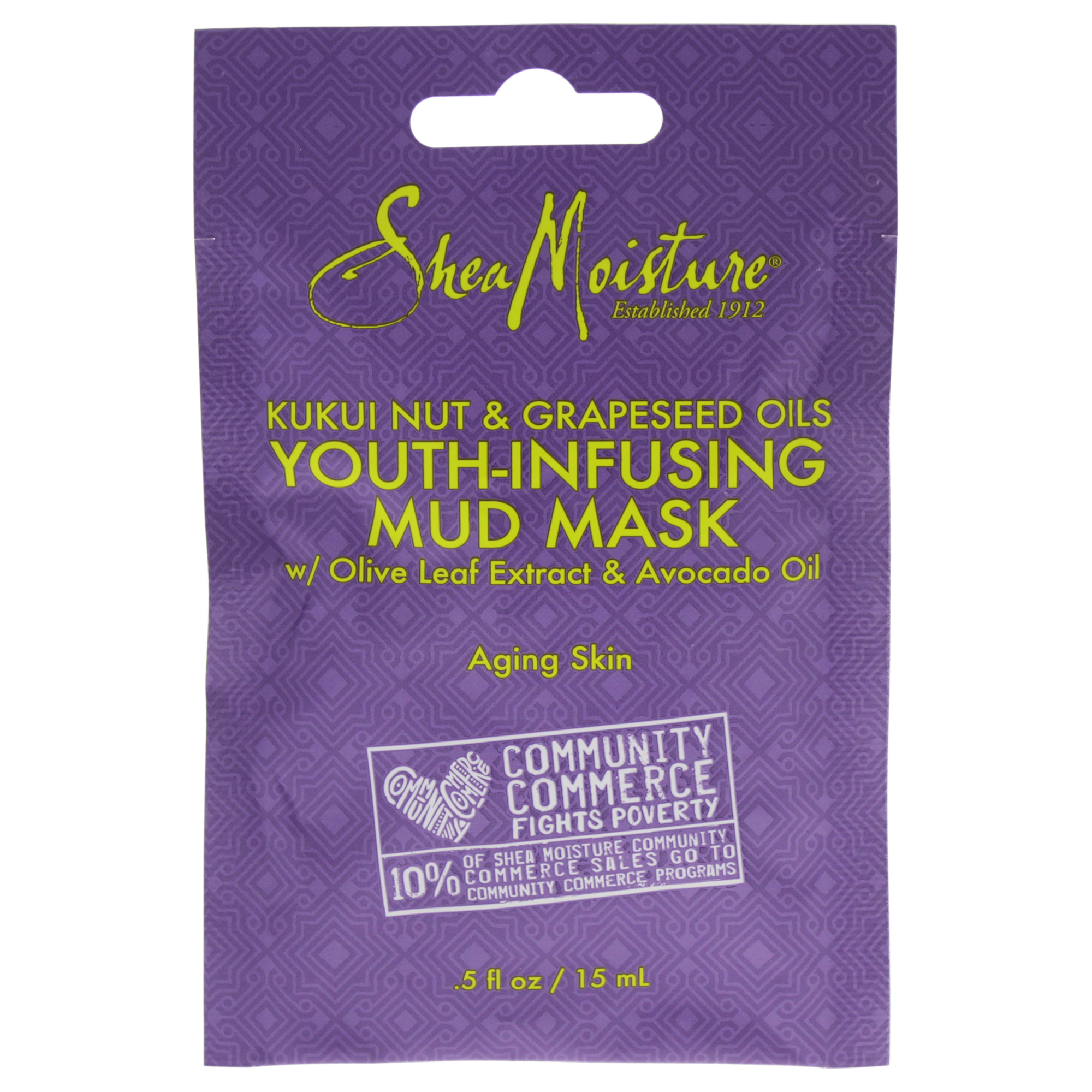 Kukui Nut and Grapeseed Oils Youth-Infusing Mud Mask by Shea Moisture ...