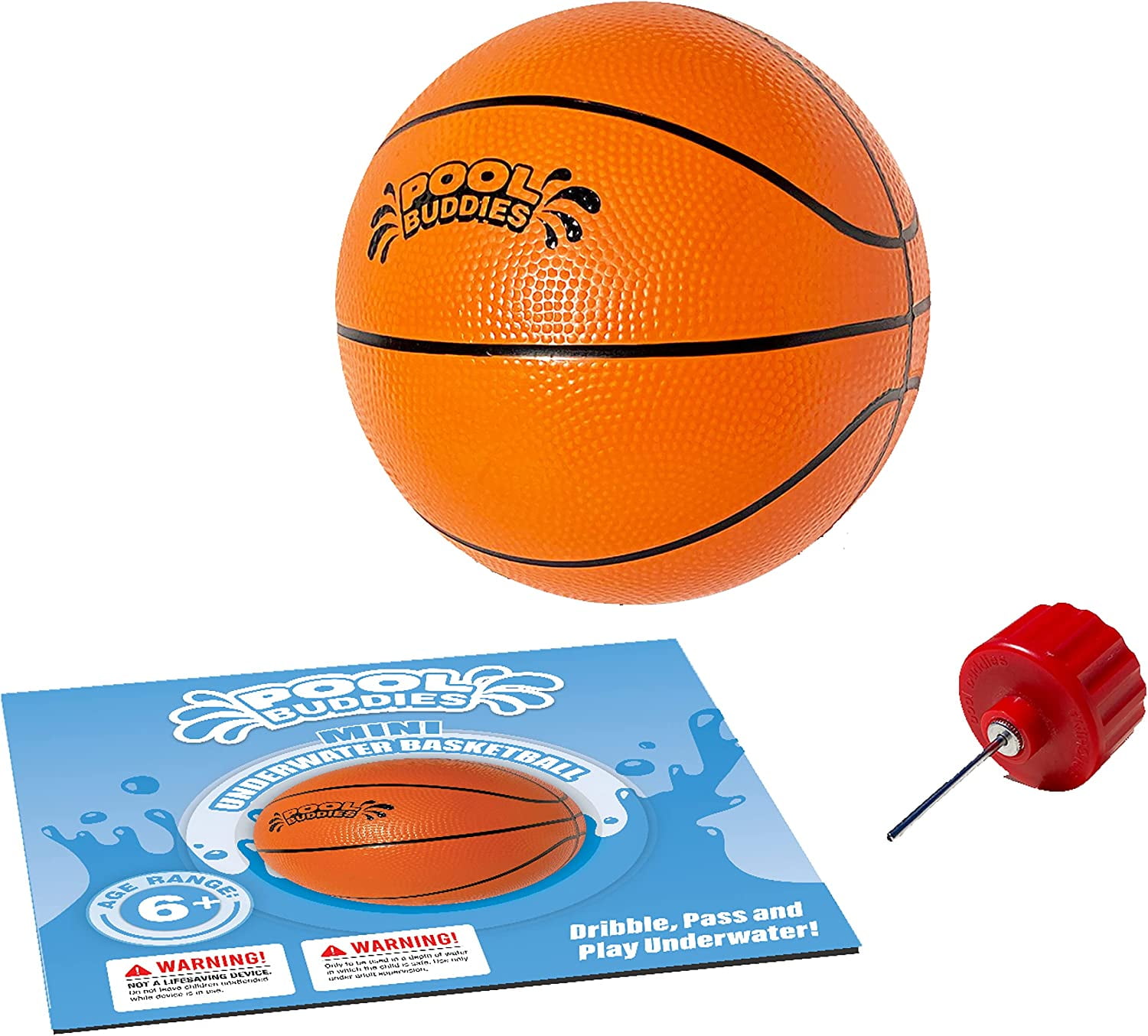Botabee Mini Pool Basketball, Underwater Basketball, 6.5'' Diameter ...