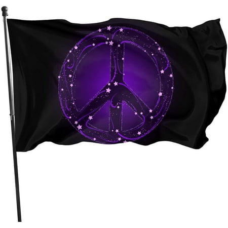Peace Sign Flag 3x5 Ft Shooting Star Decorative Banner Durable ...