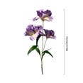 Artificial Soft Touch Flower - Lifelike Real Touch Plastic Single Stem ...