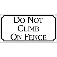 Keep Away from Fence Sign - Walmart.com
