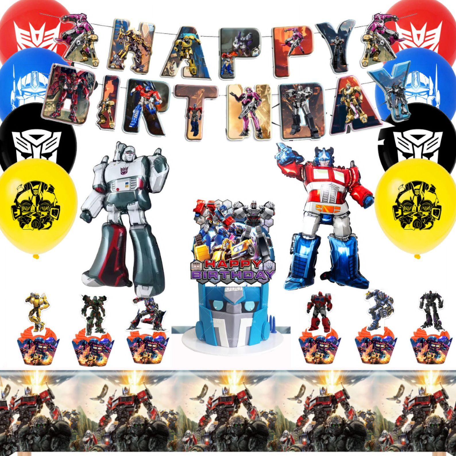 Click here for Elifjoydeco Transformers Birthday Party Supplies... prices