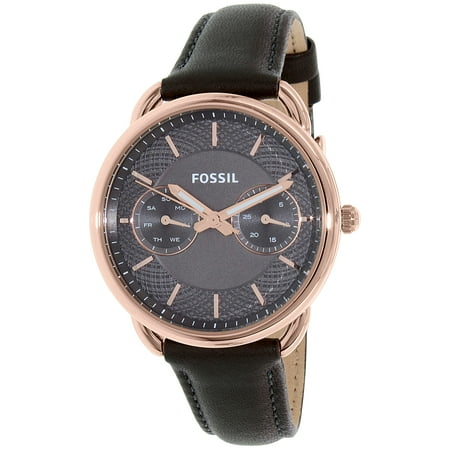 Fossil Women's Tailor ES3913 Grey Leather Japanese Quartz Fashion Watch ...