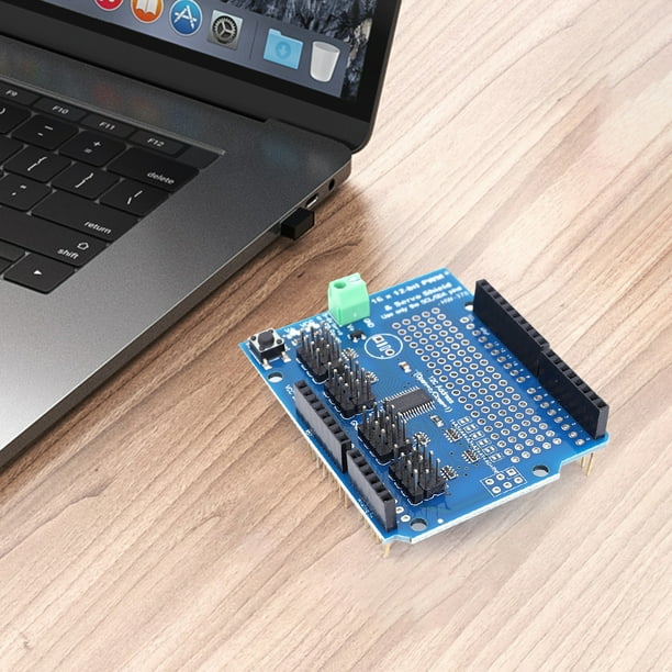 Peggybuy 16-Channel 12-bit PWM Servo Driver Shield Board I2C Interface ...