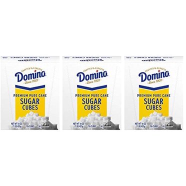 Domino Premium Granulated Pure Cane Sugar Cubes, 126 Count, 1 lb ...