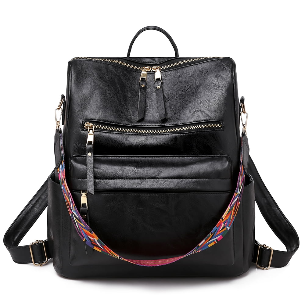 Vbiger Vbiger Womens Backpack Pu Leather Shoulder Bag Fashion School