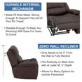 RecPro Charles 58" Recliner Sofa RV Faux Leather Lounge Furniture ...