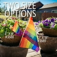In the Breeze 3688 — 12 Piece 4" x 6" Rainbow Stick Flag — Pride ...