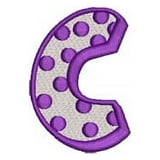Threadart Machine Embroidery Design Bundles - Alphabet Sets - Polka Dot ...