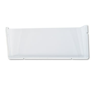 Deflecto Unbreakable Plastic DocuPocket Single Pocket Wall File, Letter ...