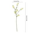 Secfreeship 18.9in Artificial Spring Plum Blossom Branch, 5 Colors Faux ...