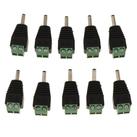 10 Pieces 5V DC Power Connector 3.5mm X 1.3mm Power Socket for Camera ...