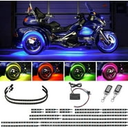 LEDGlow 8pc Blue LED Pod Motorcycle Lighting Kit - Walmart.com