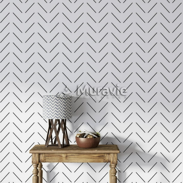 Linear Pattern 3D Wallpaper - Walmart.com
