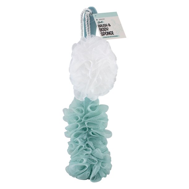 Mesh Back Brush w/ Mesh Sponge - Walmart.com