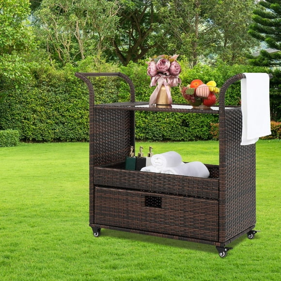 Outdoor Bar Carts in Outdoor Bar Furniture - Walmart.com