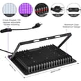 4 Pack 200W LED Flood Black Lights,395nm to 405nm UV Outdoor Flood High ...