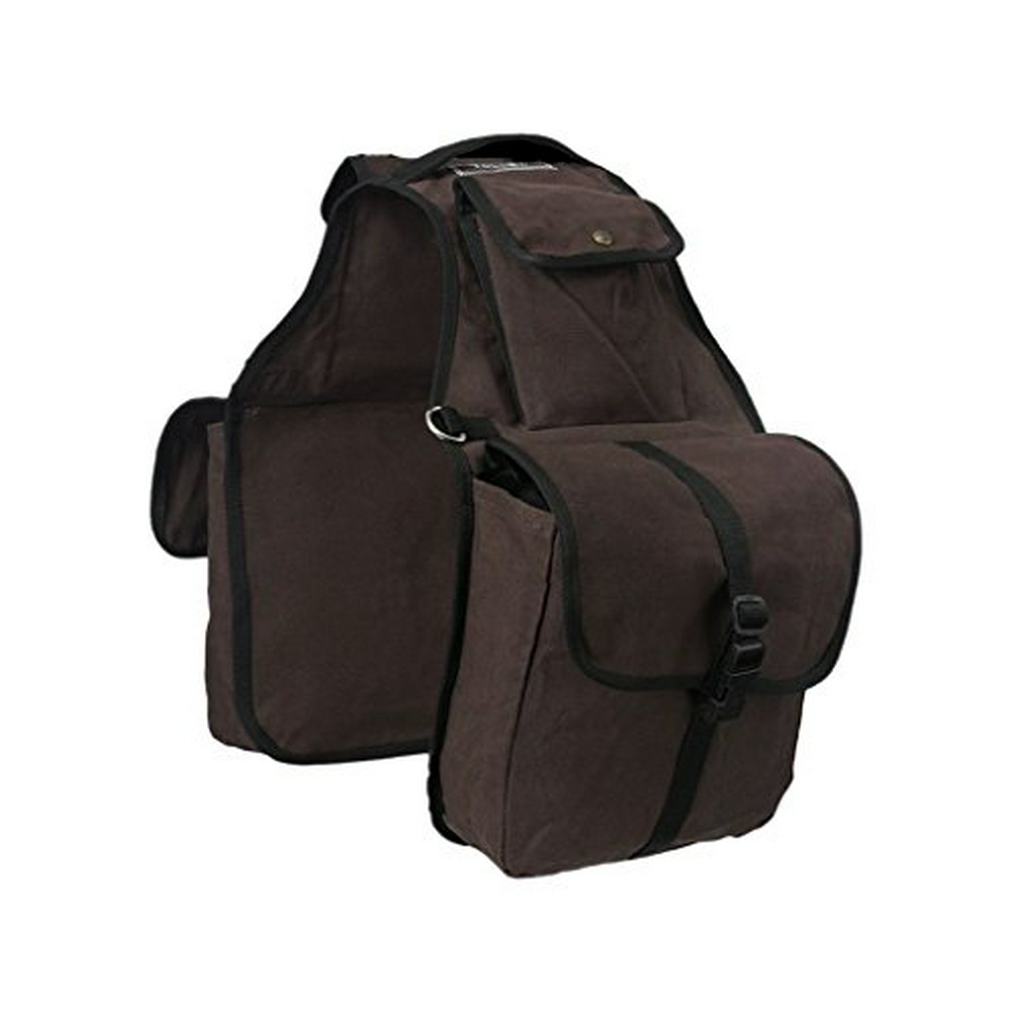 Click here for Jt Tough-1 Canvas Saddle Bag For Horses - Brown prices