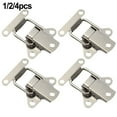 Home Essentials Hardware Kit Stainless Steel Spring Loaded Clamp Clip ...
