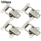 Home Essentials Hardware Kit Stainless Steel Spring Loaded Clamp Clip ...