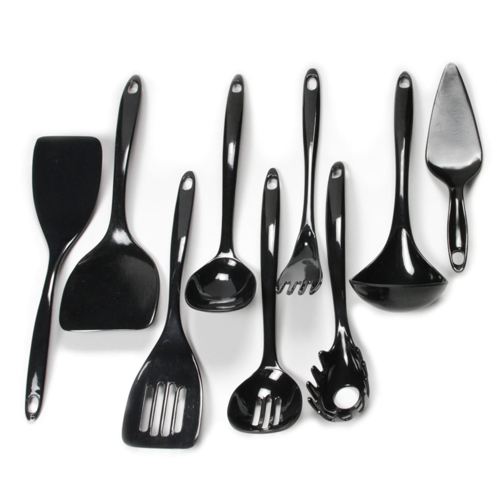 Chef Craft Basic Melamine Kitchen Tool and Utensil Set, 9 Piece Set ...