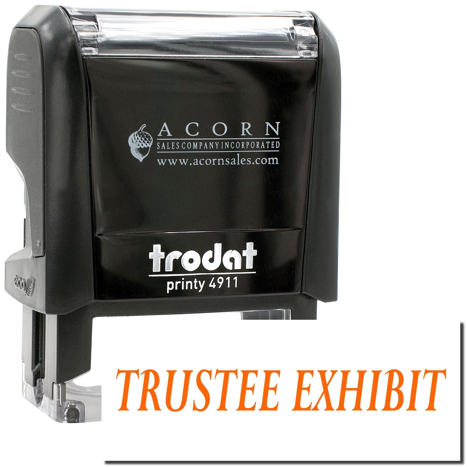 Self-Inking Trustee Exhibit Stamp, Trodat Printy 4911, Press and Print ...