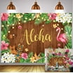 7x5FT Summer Backdrop Aloha Luau Theme Backdrop Hawaii Flamingo ...