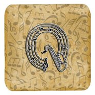 Letter M Musical Instrument Alphabet Foam Coasters, Set Of 4 - Walmart.com