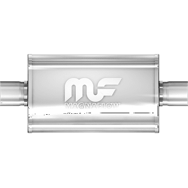 MagnaFlow Oval Stainless Steel Muffler - Walmart.com