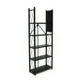 Origami 6 Shelf Bookcase Open Organizer Freestanding Living Room ...