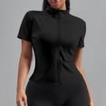 AherBiu Athletic Jacket for Women Short Sleeve Zip up Workout Yoga Tops ...