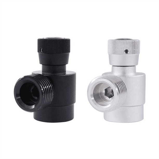 CO2 Cylinder Refill Adapter, Self-Made Gas Cylinder Regulator M10X1 to W21.8-14 Adapter for ...