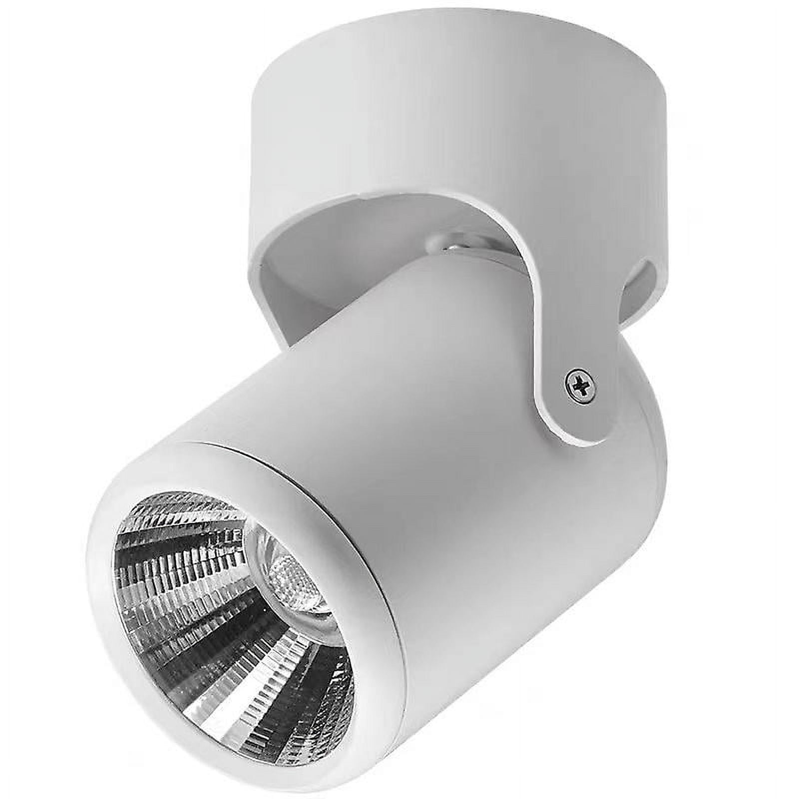 Foco de interior blanco, foco de techo LED blanco, foco de techo ajustable (luz blanca cálida ...