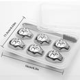 304 Stainless Steel Skull Stones Reusable Metal Ice Cubes with Silicone ...