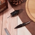 2Pcs 2 Style Leathercraft Burnishing Tool Leather Edge Burnisher Set ...