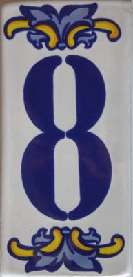 Villa Mexican Tile House Number Eight - Walmart.com