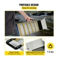 36" Aluminum Gold Sluice Box Kit, Lightweight Portable Gold Panning ...