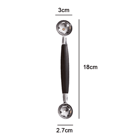 Double-Sided Melon Baller Stainless Steel Melon Ballers Double Ice ...