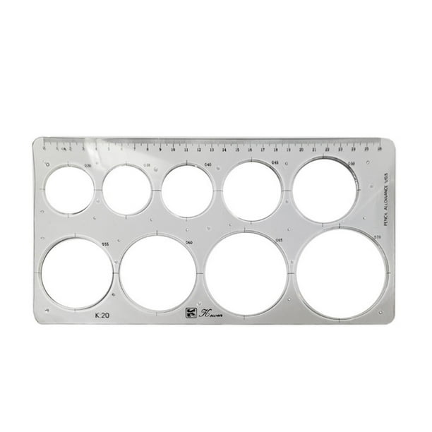 Methold Regla transparente portátil para estudiantes, reglas de dibujo ...