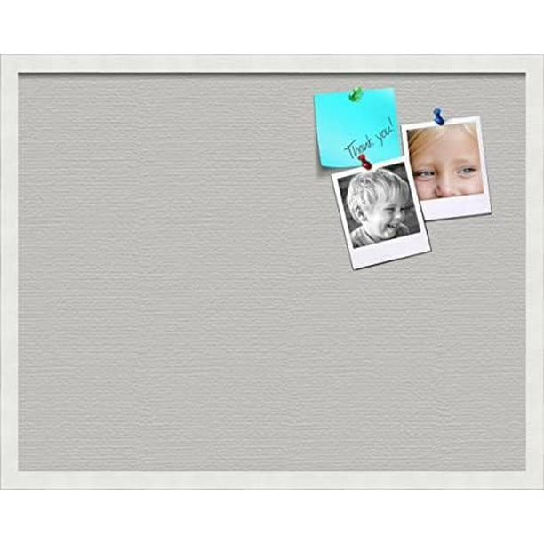 Pinpix 28X22 Inch Cork Bulletin Board. This Decorative Framed Pin Board ...
