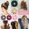 Velvet Scrunchies for Thick Hair,Hair Scrunchies for Women and Girls ...