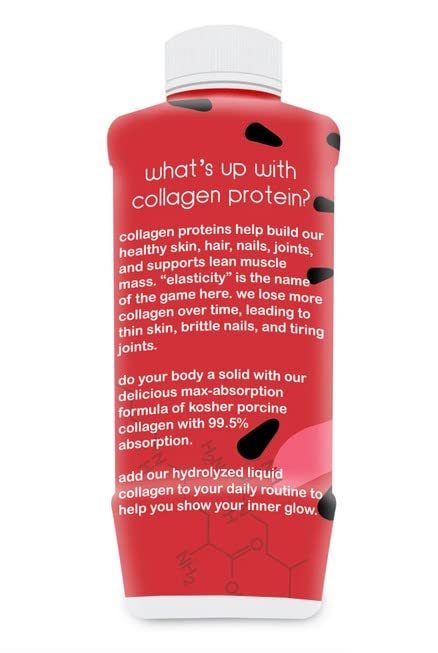 Buy FULL BODY IMPACT Liquid Collagen Protein w/BCAAs - 16,000mg (16g ...