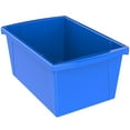 Storex Medium Classroom Storage Bin, Blue, Pack of 2 - Walmart.com