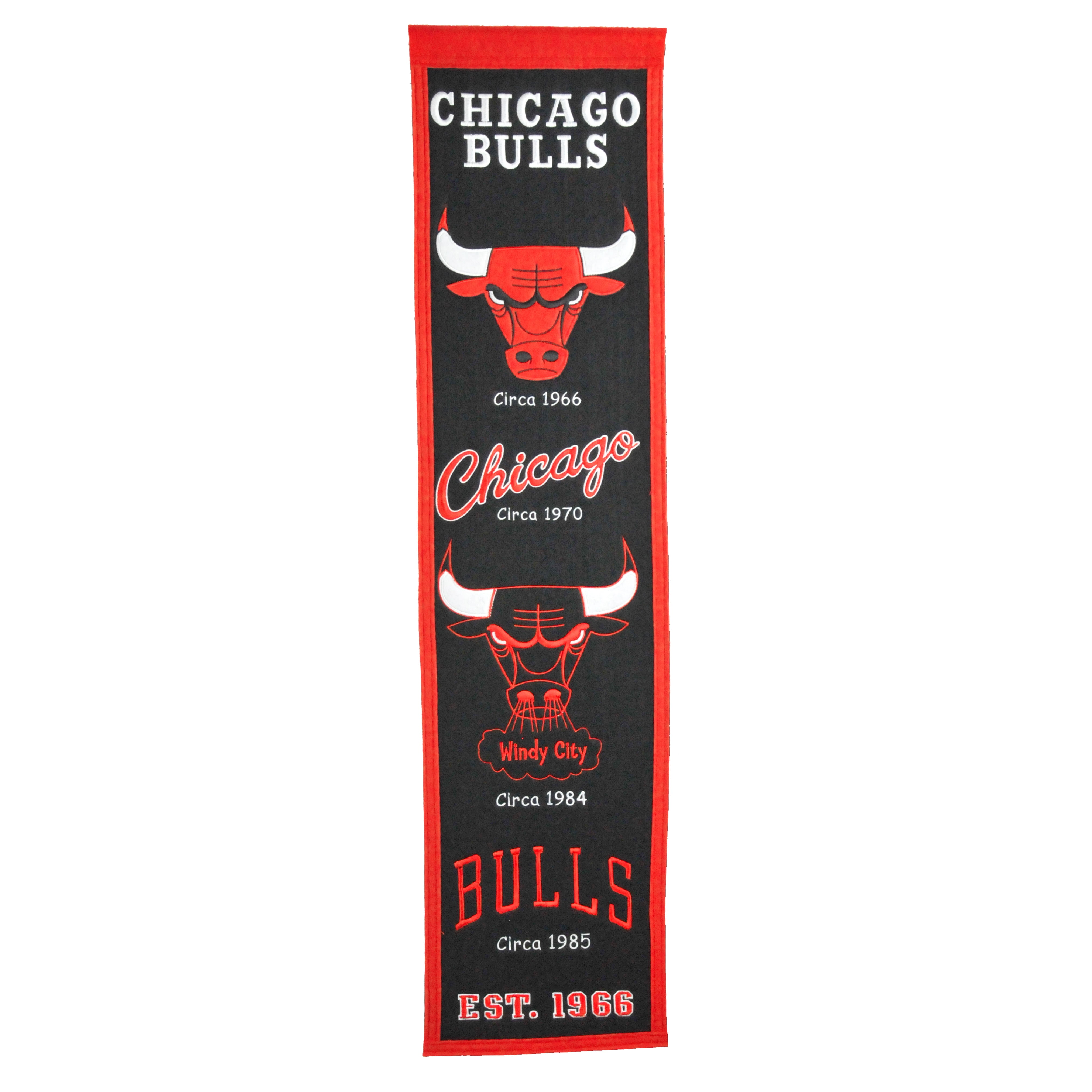 Chicago Bulls 6 Championships Banners