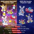 2026 Upgrade Brighter Easter Projector Lights Outdoor,8 Patterns ...