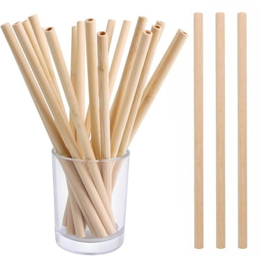 Bamboo Paper Straws (24Pc) - Party Supplies - 24 Pieces - Walmart.com