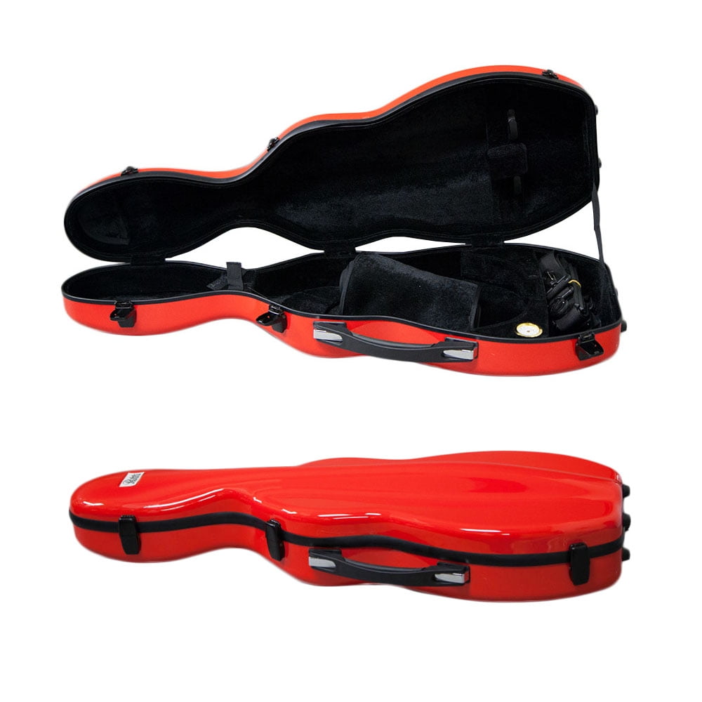 VIOLIN CASE ---PAITITI Cello Shaped Full Size Durable Super Light Fiber ...